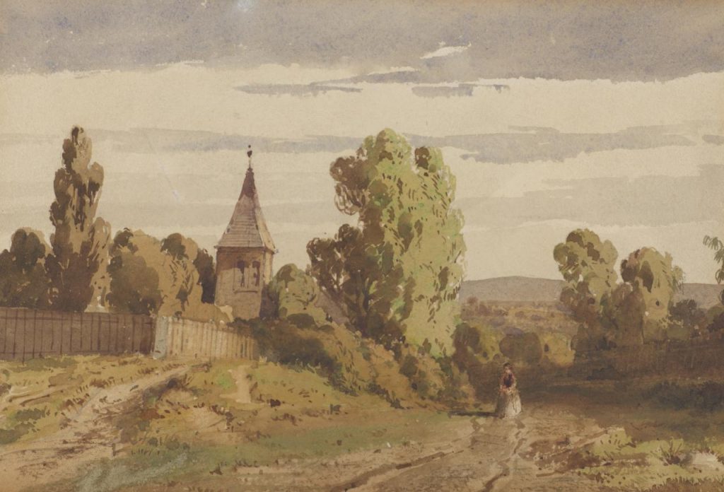 Buvelot Victorian scene {1904} NGV [WT] - Before Felton