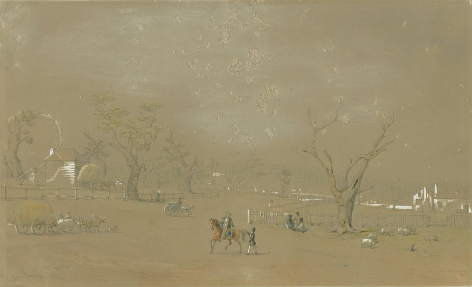 Strafford Police Station, Richmond Paddock {1888} SLV [DR] - Before Felton