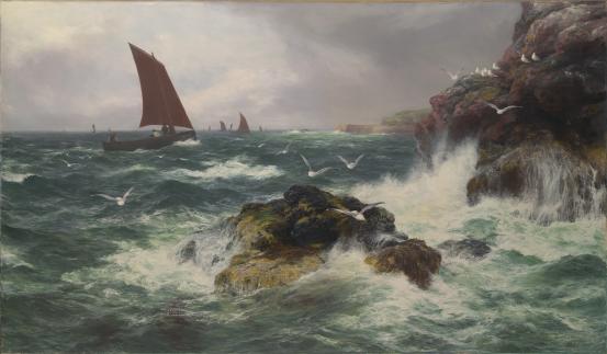 Graham An Easterly Breeze 1887 {1887} NGV [PA] - Before Felton
