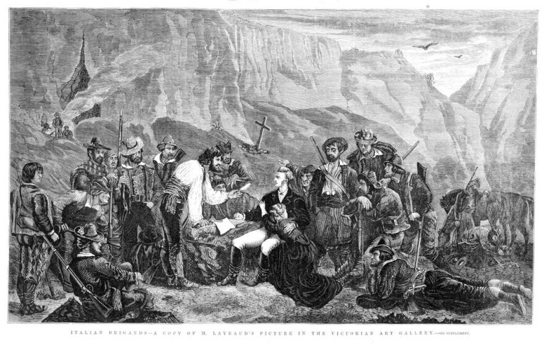 * Layraud Italian Brigands 1870 {1873} Loc? [PA] - Before Felton