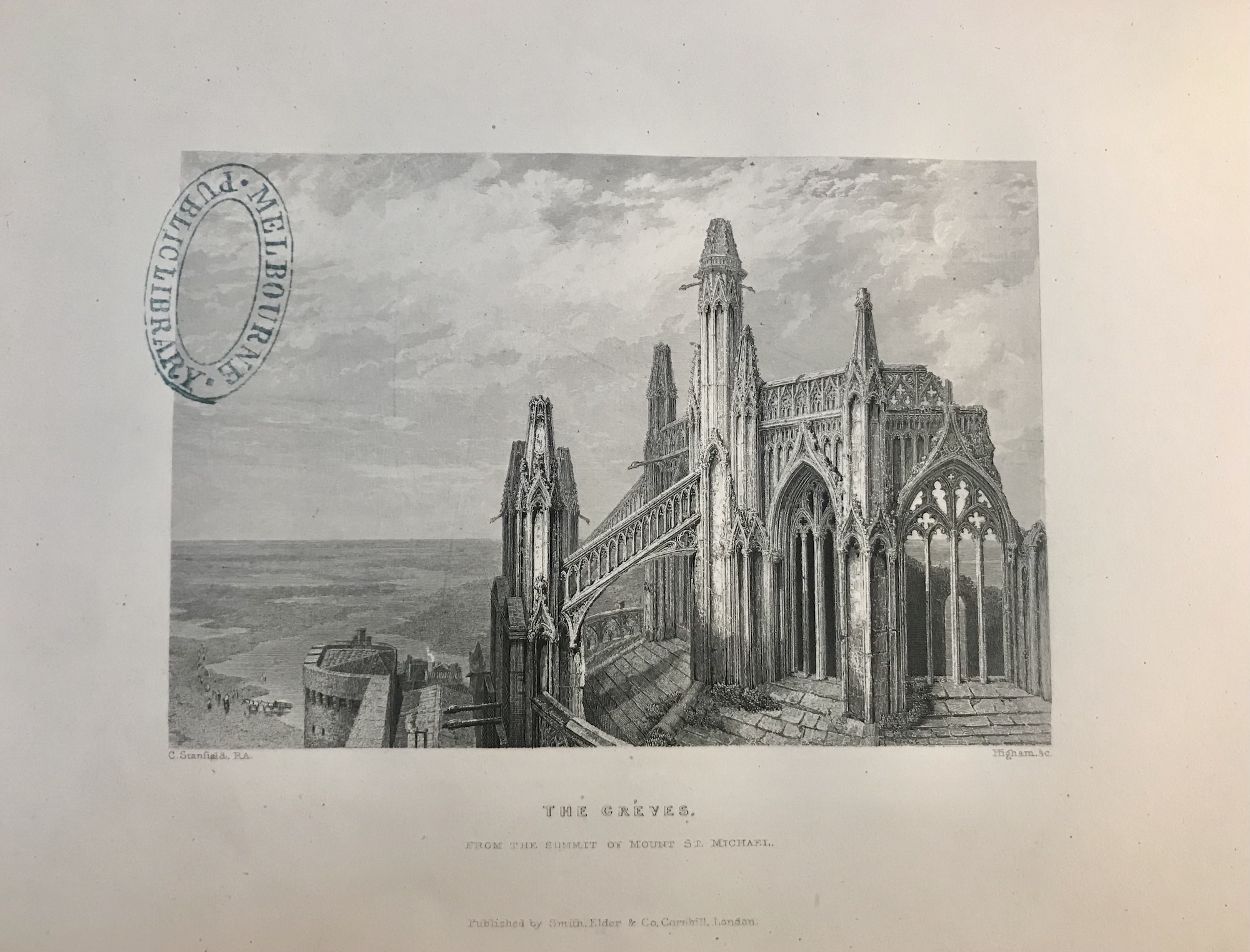 Stanfield (after) Coast Scenery 1836 {1861} SLV [IB] - Before Felton